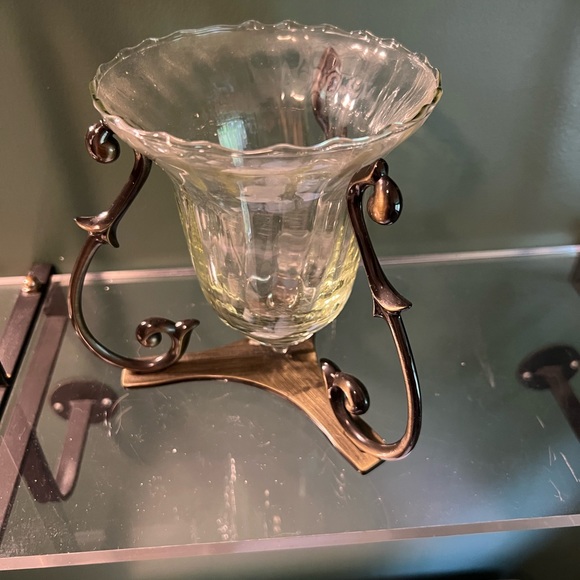 PartyLite | Accents | Vintage 9s Partylite Glass And Metal ...